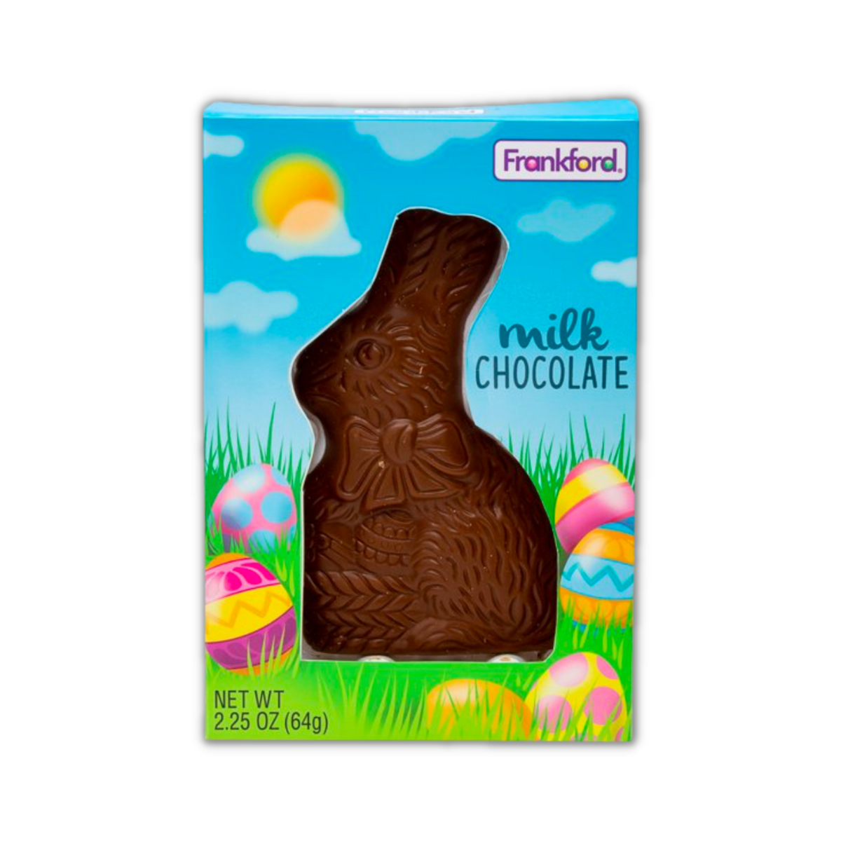 Frankford, Easter Solid Milk Chocolate Bunny Candy, 2.25 oz – Munchie ...